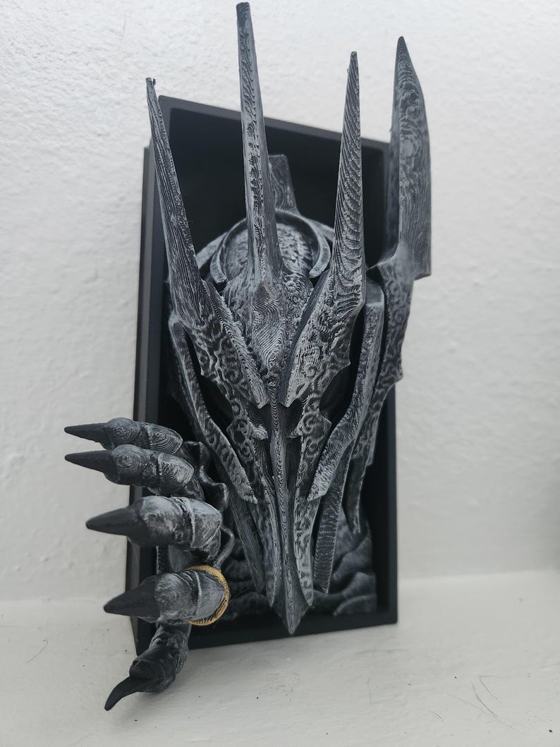Hand Painted Sauron Inspired Book Nook | Lord of the Rings - Etsy
