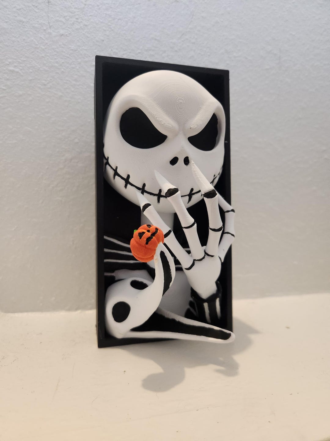 Hand Painted Jack Skellington Book Nook/ Nightmare Before Christmas ...