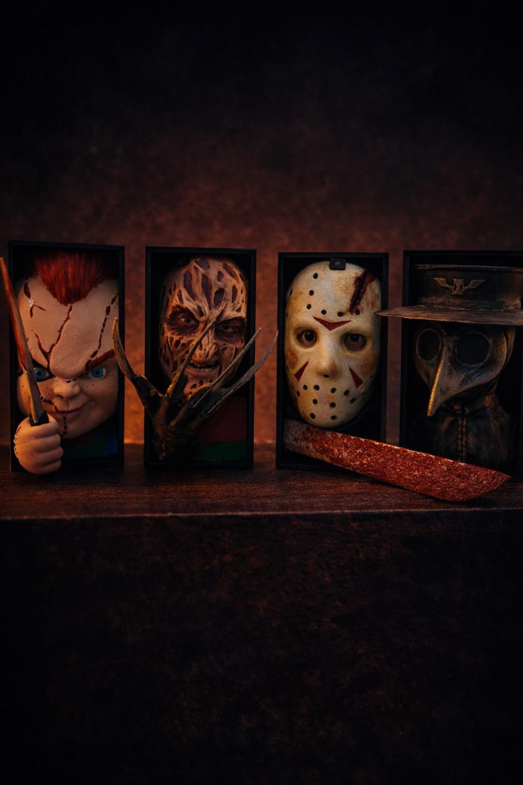 Horror Book Nook Shelf Insert - 3D Printed Fantasy Villain & Character ...
