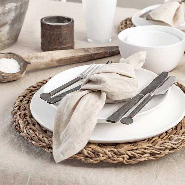 Natural Linen Napkin - Etsy