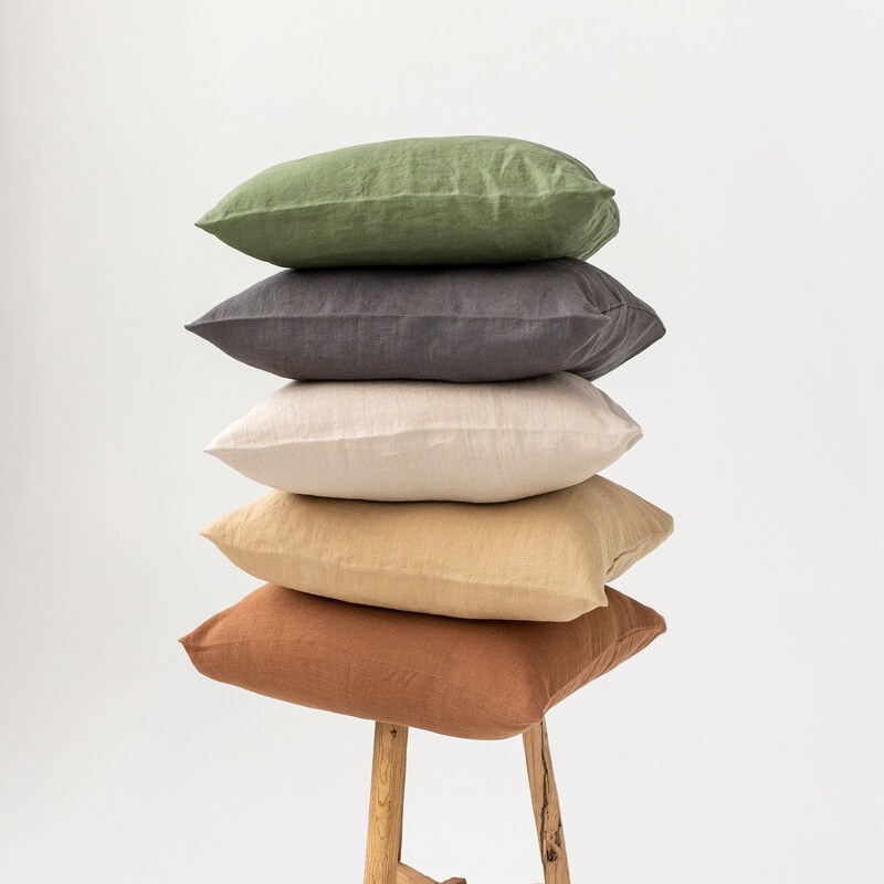 Linen Pillow Covers - Etsy
