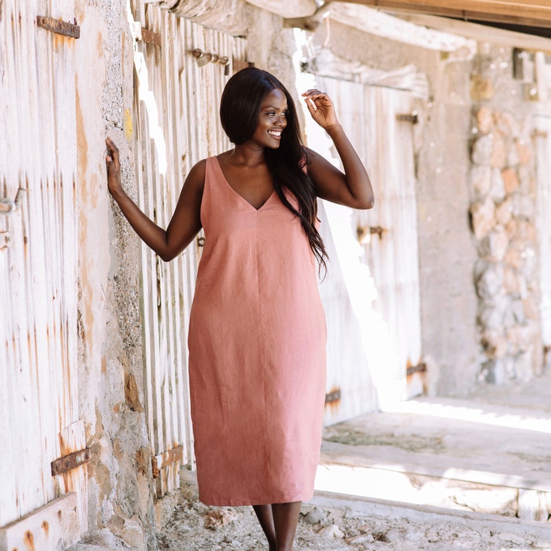 Open Back Dress - Etsy