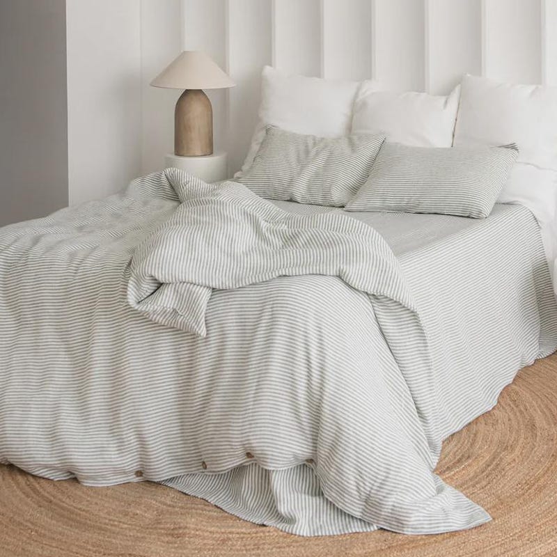Linen Duvet Cover Forest - Etsy