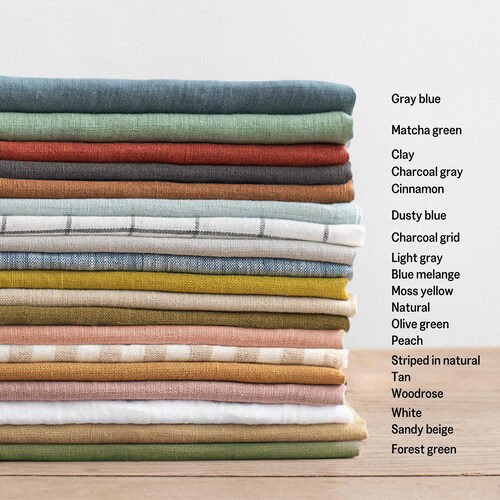 Linen Fabric Samples - Etsy
