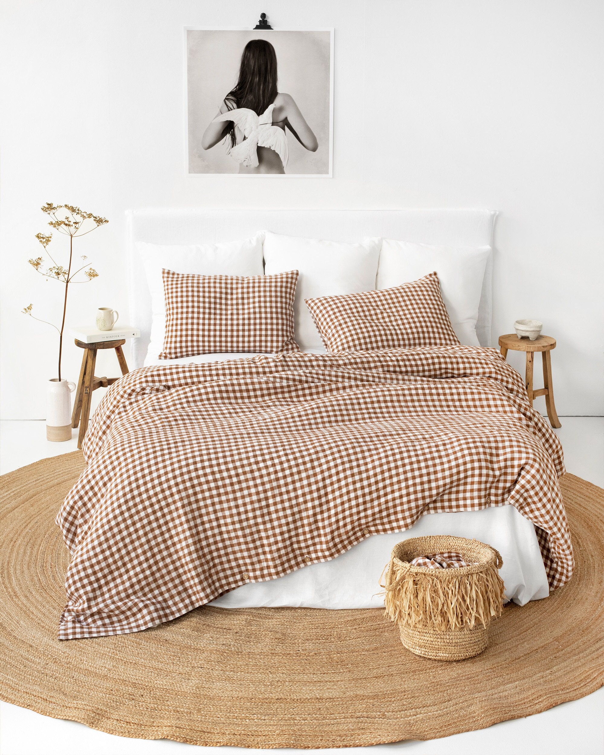 Gingham bedding store
