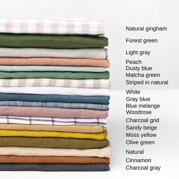 Linen Fabric Samples - Etsy