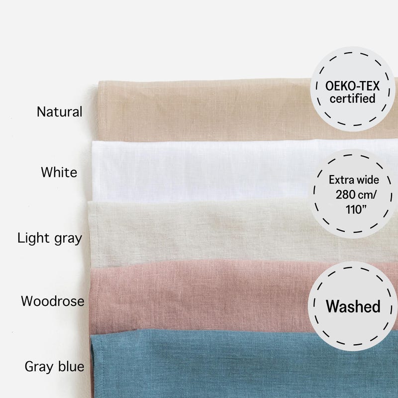 Extra Wide Linen Fabric - Etsy