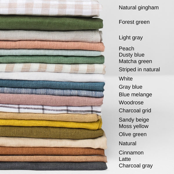 Linen Fabric Samples - Etsy