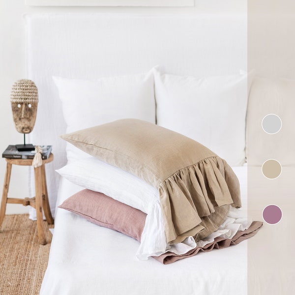 Ruffle Pillow Case - Etsy