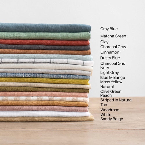 Large Linen Fabric Samples | Etsy