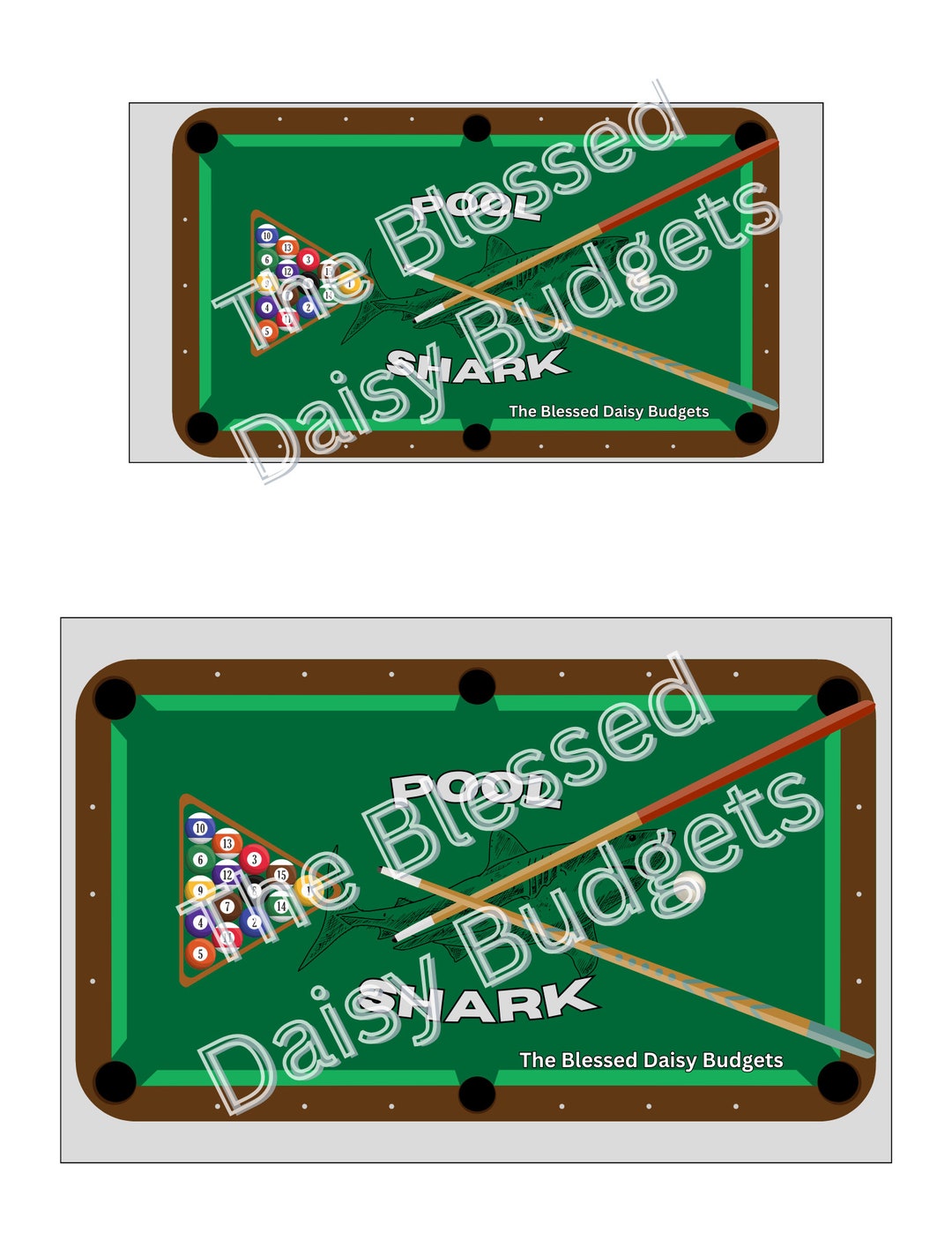 Pool Shark Savings Challenge Game (one or More Players)/ 8 Ball Savings ...