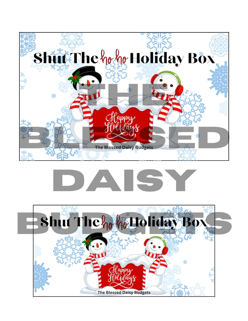 Shut the Box Savings Savings Challenge Game Shut Your Ho Ho Holiday Box ...