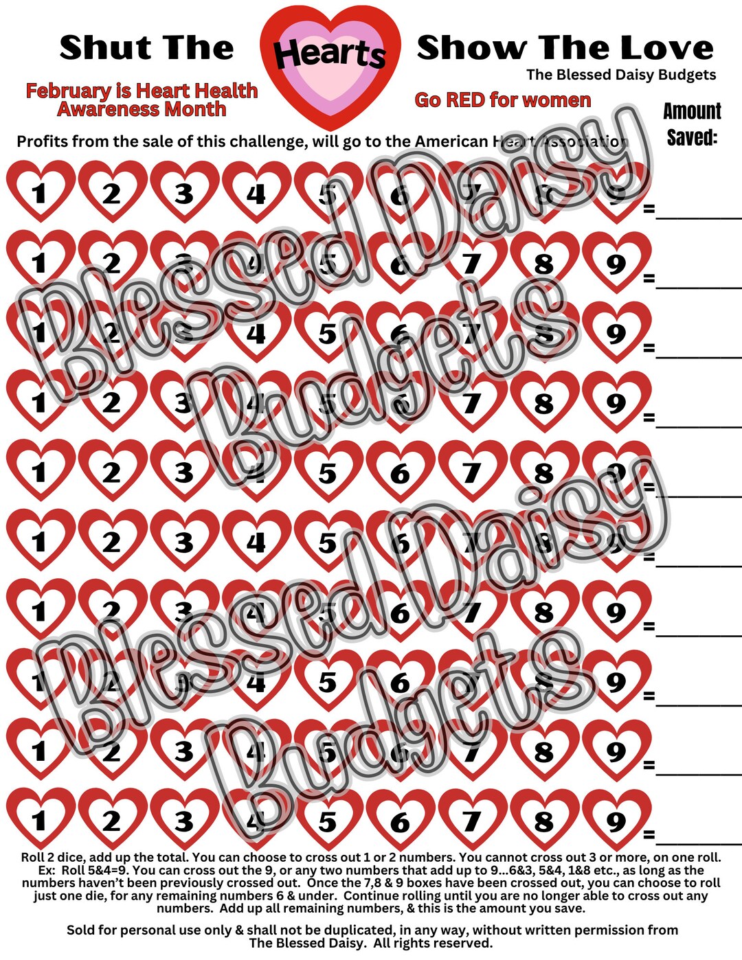 Shut the Hearts Show the Love, Go Red / Shut the Hearts / Shut the Box ...