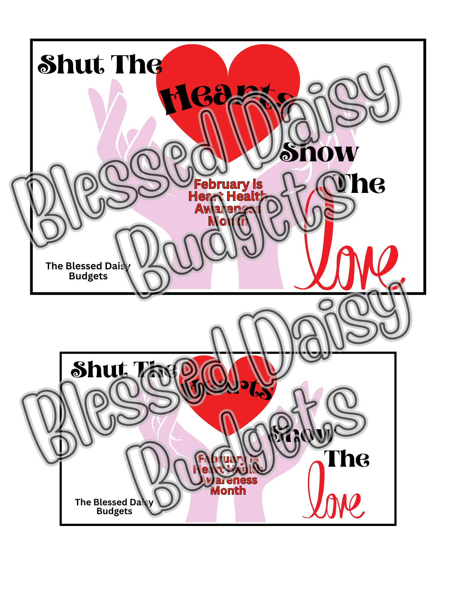 Shut the Hearts Show the Love Ombre / Shut the Box / Shut the Hearts ...
