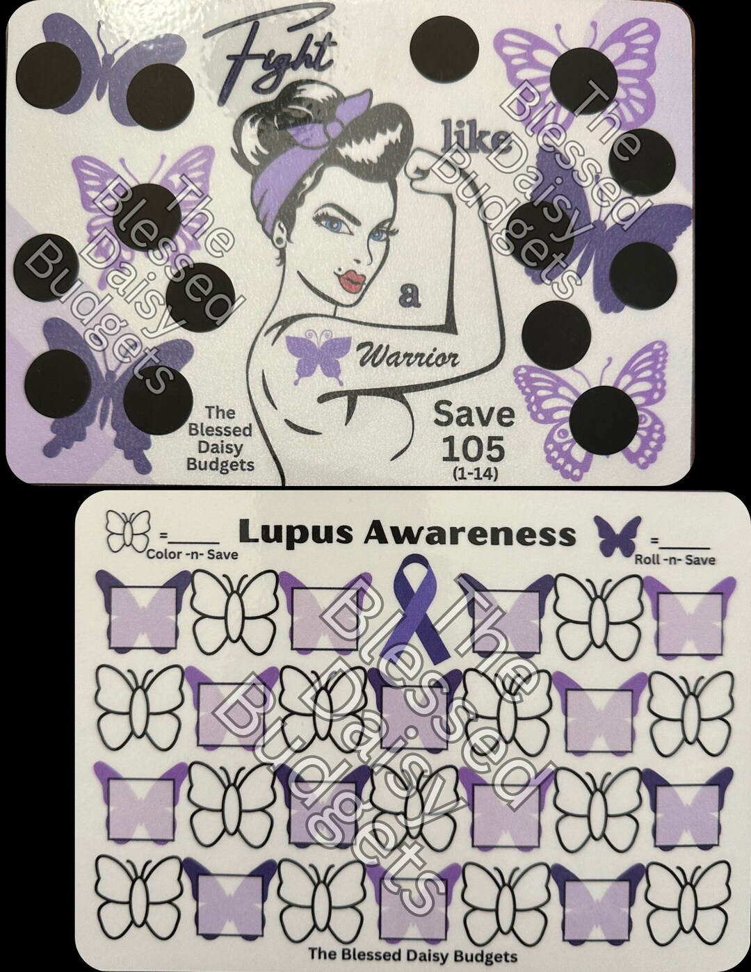 Fight Like a Warrior Scratch Off/lupus Awareness/charitable Donation ...