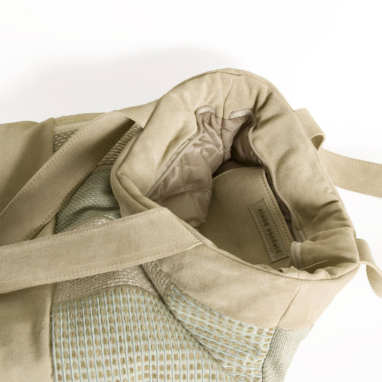 One of a Kind Beige Suede and Veraman & Light Brown Patchwork - Etsy