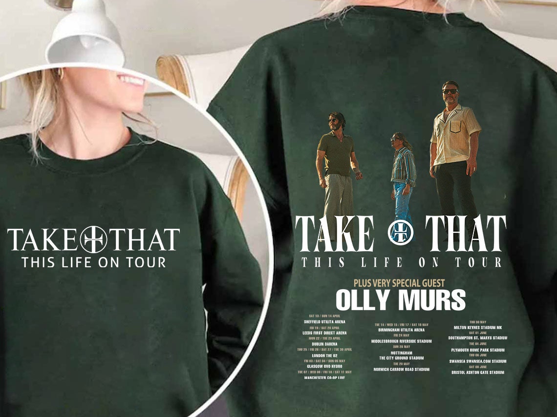 Take That This Life on Tour 2024 Shirt,Take That Concert 2024 T-Shirt ...