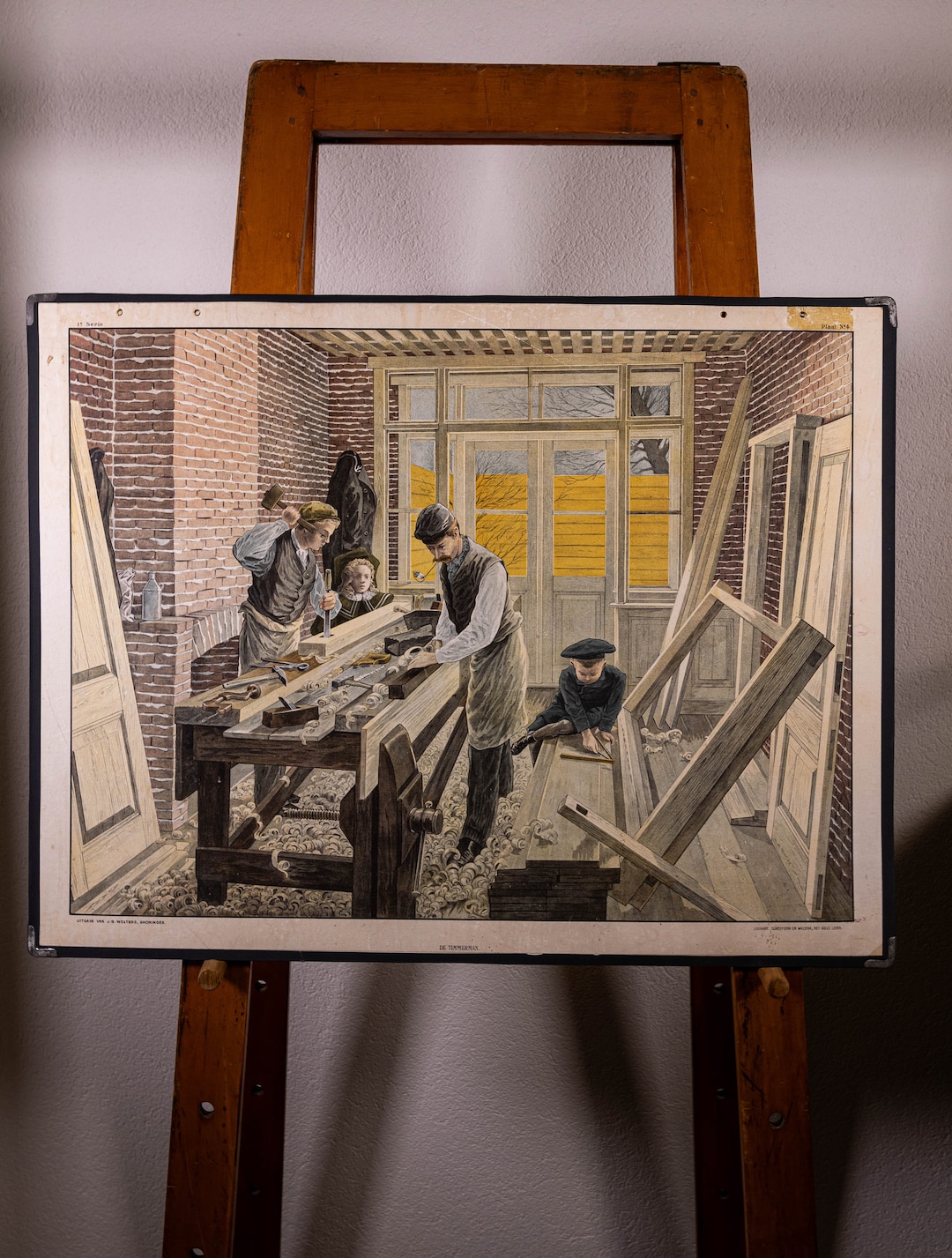 Vintage Chart the Carpenter School Chart Lithograph - Etsy