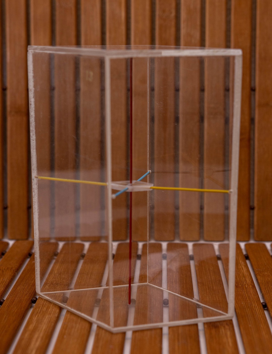 5 Vintage Geometric Models of Crystals Made of Plexiglass Classroom ...