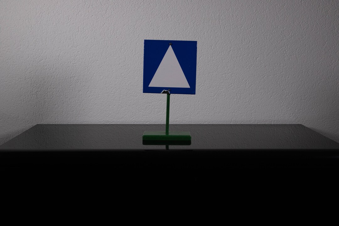 Vintage Model of a Road Sign 8 - Etsy