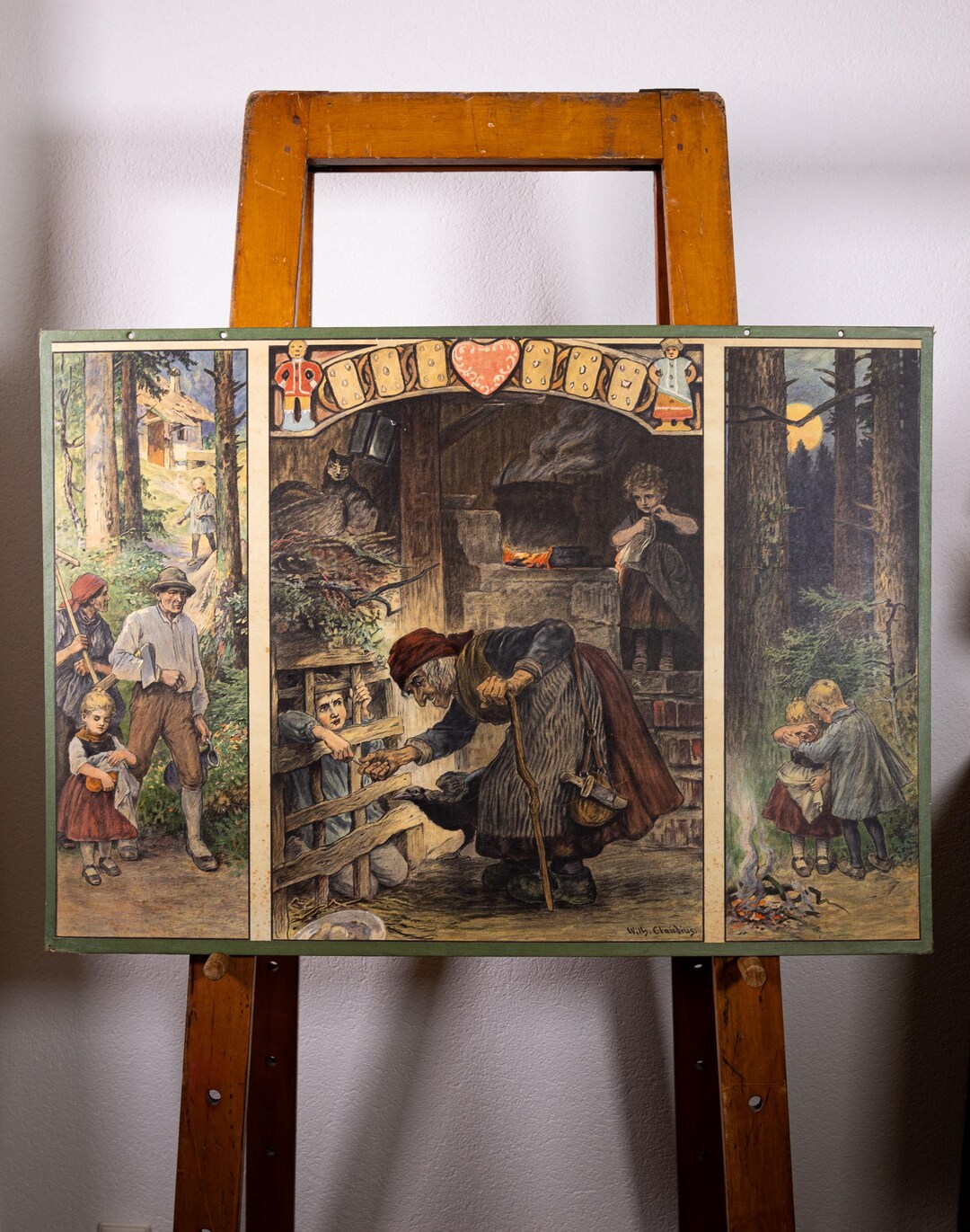 Vintage School Chart Fairy Tale Hansel and Gretel - Etsy