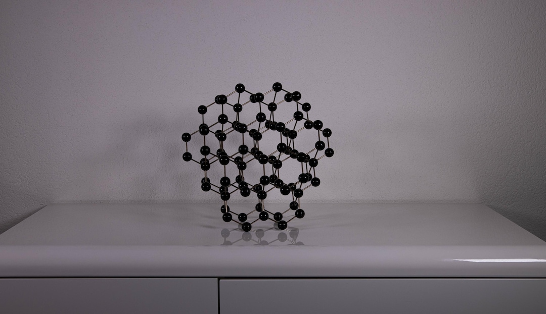 Vintage Molecular Atomic Structure Model of Graphite - Etsy