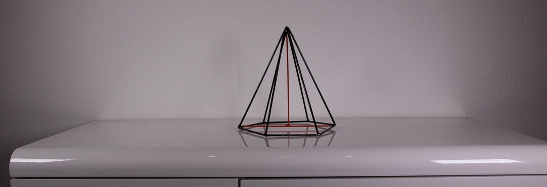 Vintage Geometric Model of Steel Wire Model No. 8. - Etsy