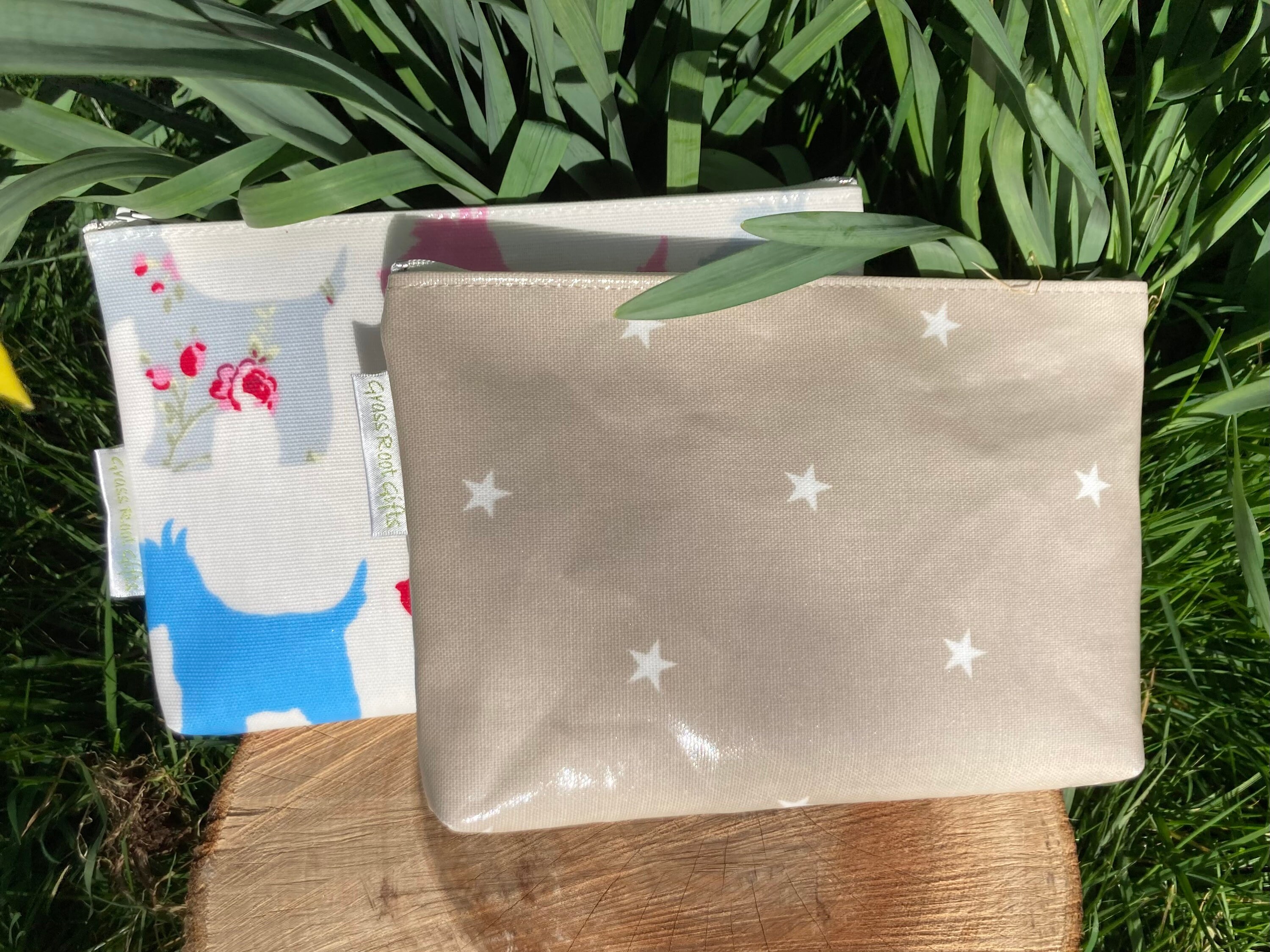 Oil Cloth Handbag Pouch - Etsy UK