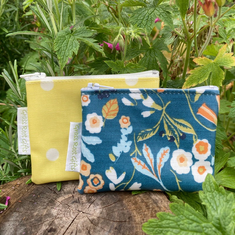 Zippered Oil Cloth - Etsy UK