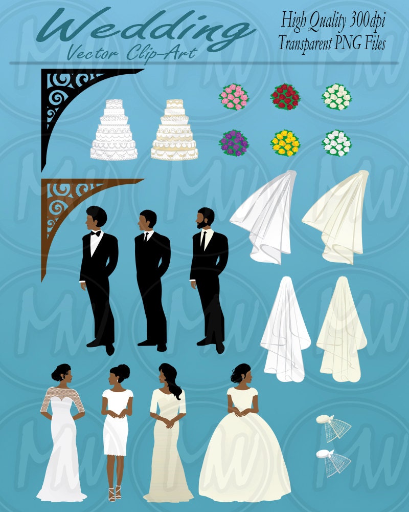 Wedding Clip-art, Bride and Groom, Wedding Cake, Vector Illustration ...