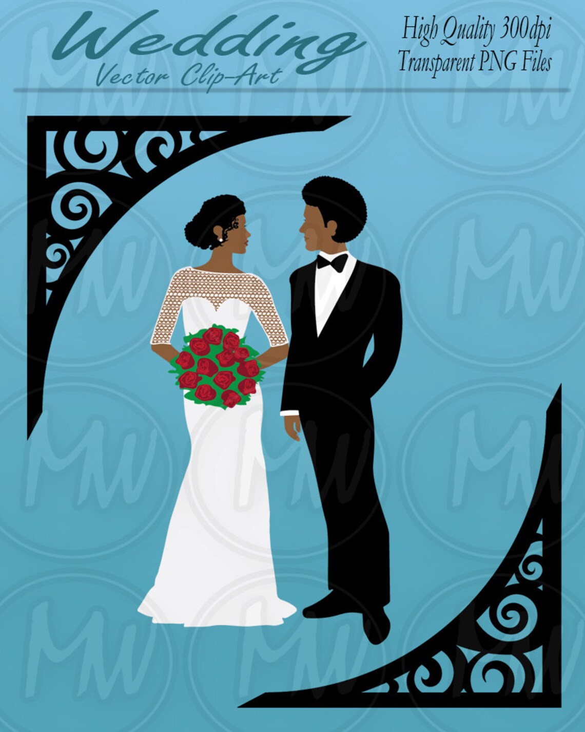 Wedding Clip-art, Bride and Groom, Wedding Cake, Vector Illustration ...