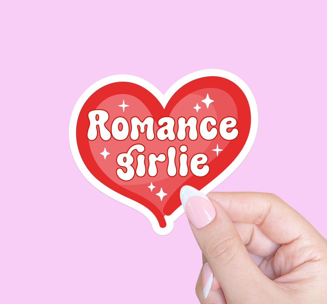 Romance Girlie Sticker, Smut Reader, Romance Reader, Bookish Sticker ...