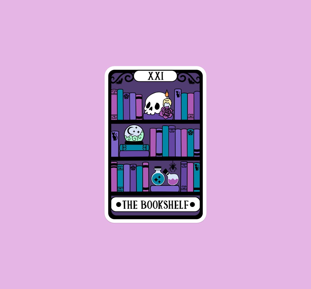 Tarot the Bookshelf, Bookish Sticker, Smut Sticker, Slow Burn Sticker ...