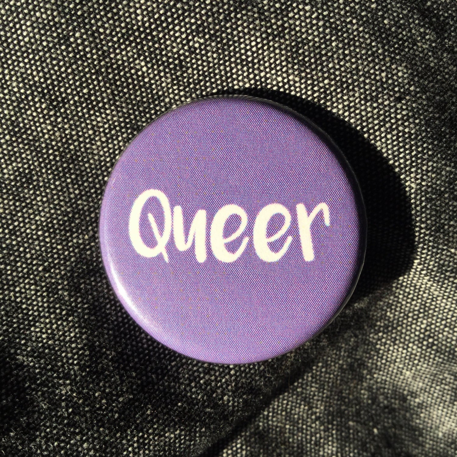 Queer button / LGBTQ button / Queer badge | Etsy