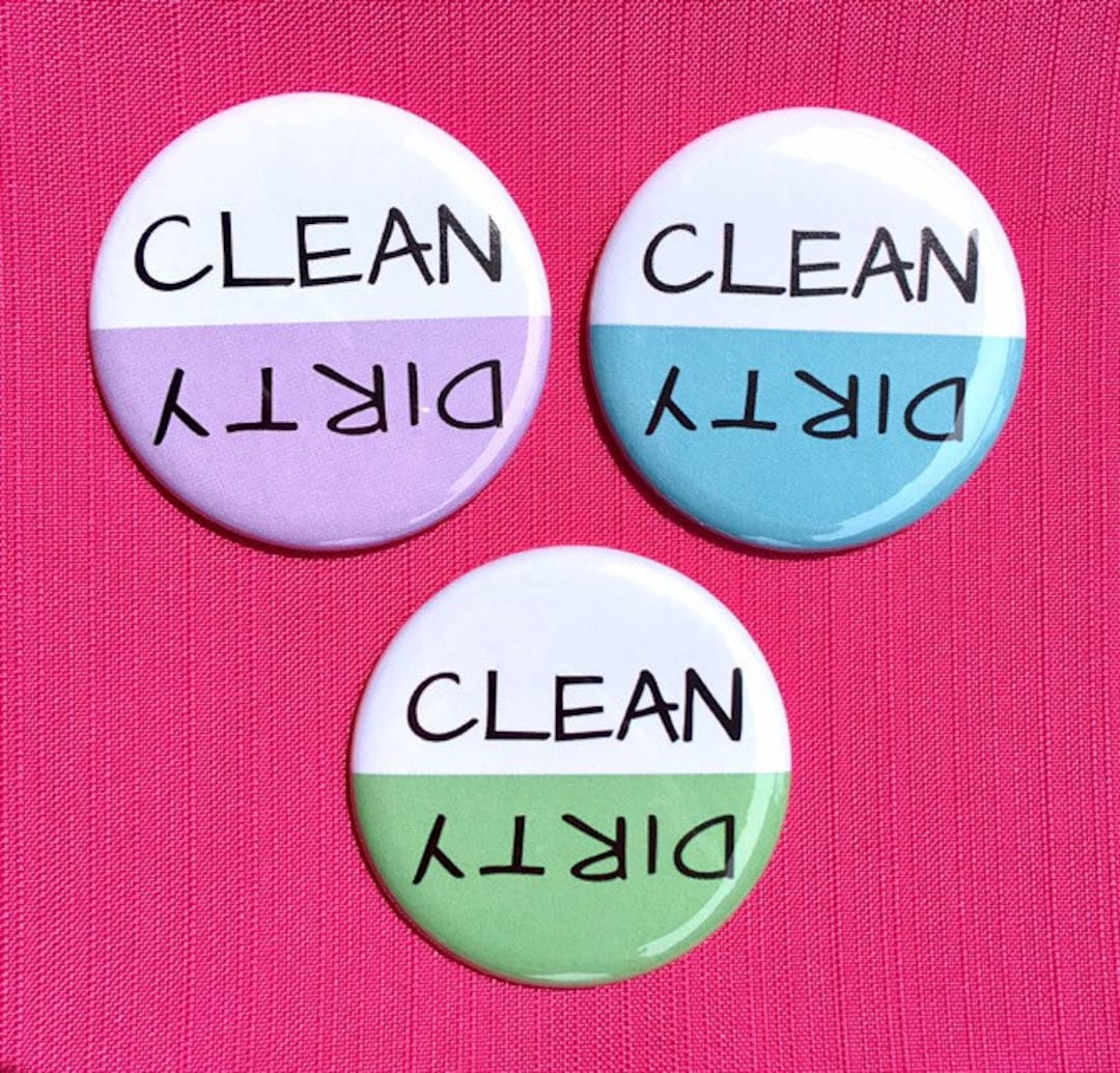 Dishwasher Clean Dirty Magnet | Kitchen Decor | Housewarming Gift ...