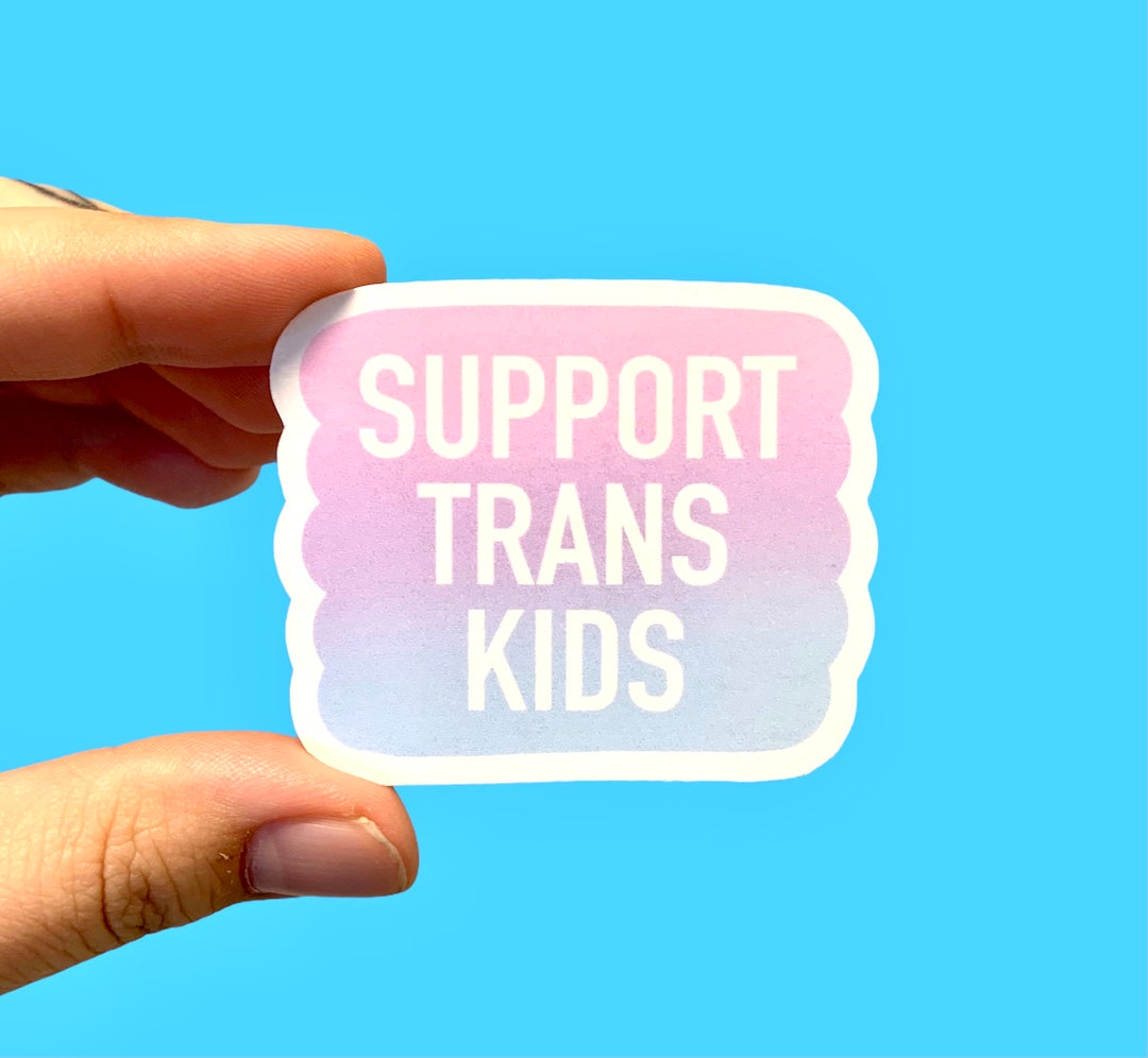 Support Trans Kids Sticker, Protect Trans Kids, Trans Rights Sticker ...