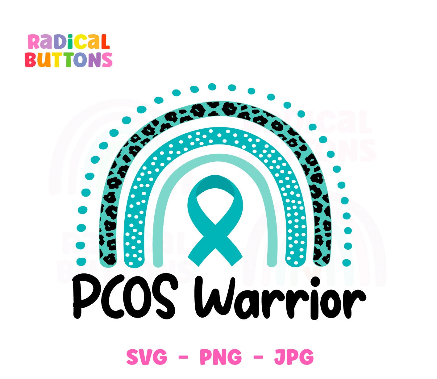 PCOS SVG PNG, Pcos Awareness Svg, Pcos Awareness Month Svg, Messy Bun ...