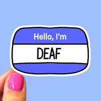 Hearing Aids Deaf Shower Sticker Waterproof Transparent Outdoor Sticker ...