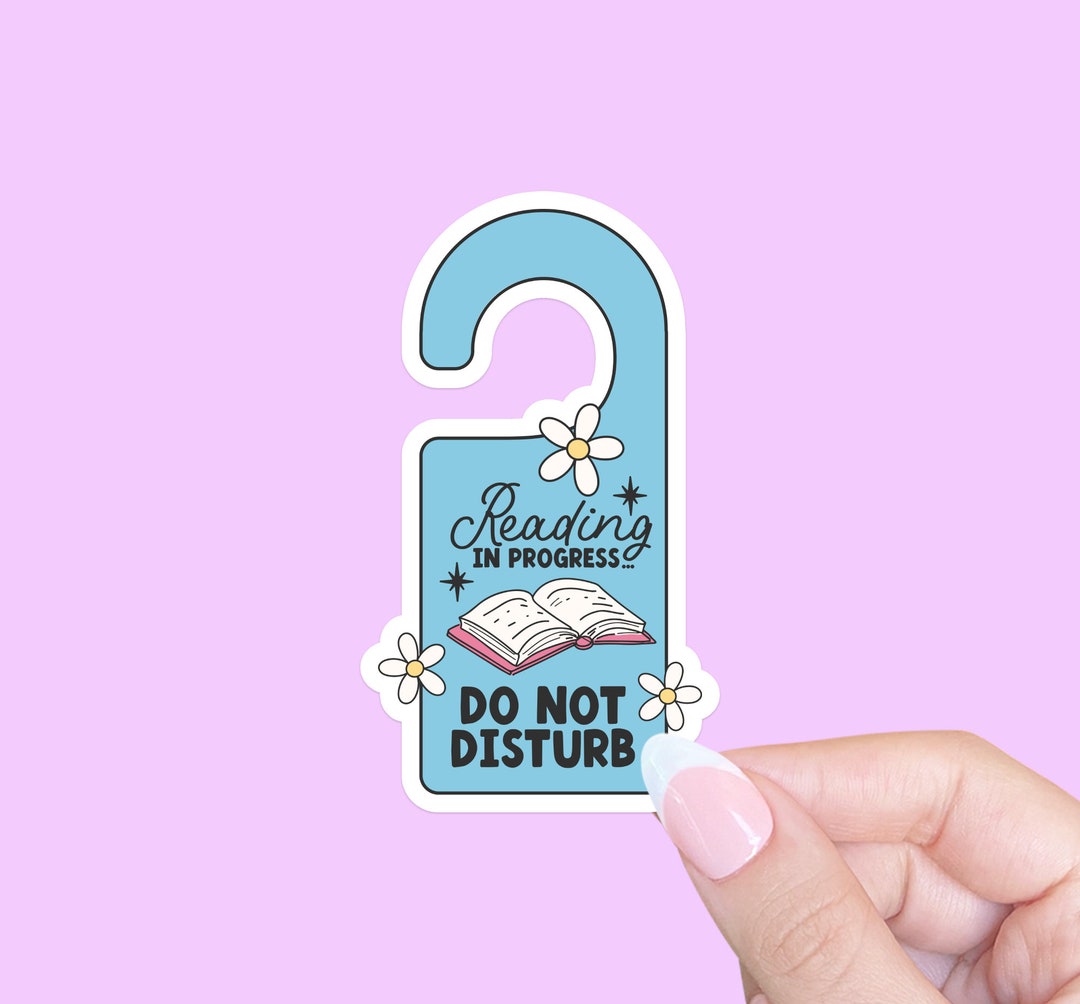 Reading in Progress Sticker, Tablet Sticker, Bookish Sticker, Book ...