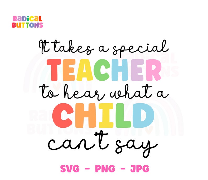 Special Education SVG PNG JPG, Teacher Svg, Education Svg Png, Educator ...