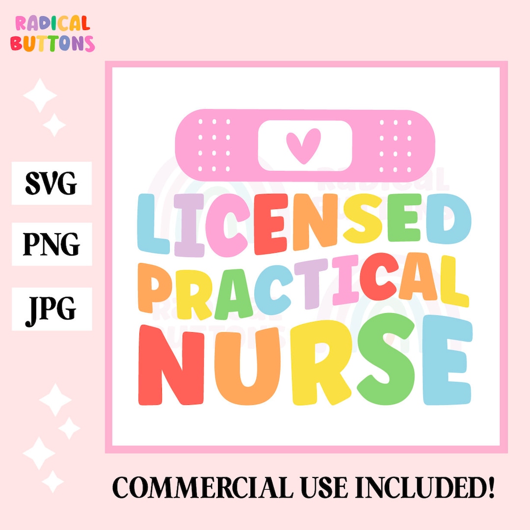 LPN Nurse Svg Png Jpg, Licensed Practical Nurse, Registered Nurse Svg ...