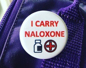 I Carry Naloxone | Etsy