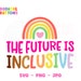 The Future is Inclusive SVG PNG JPG, Social Justice Svg, Inclusivity ...