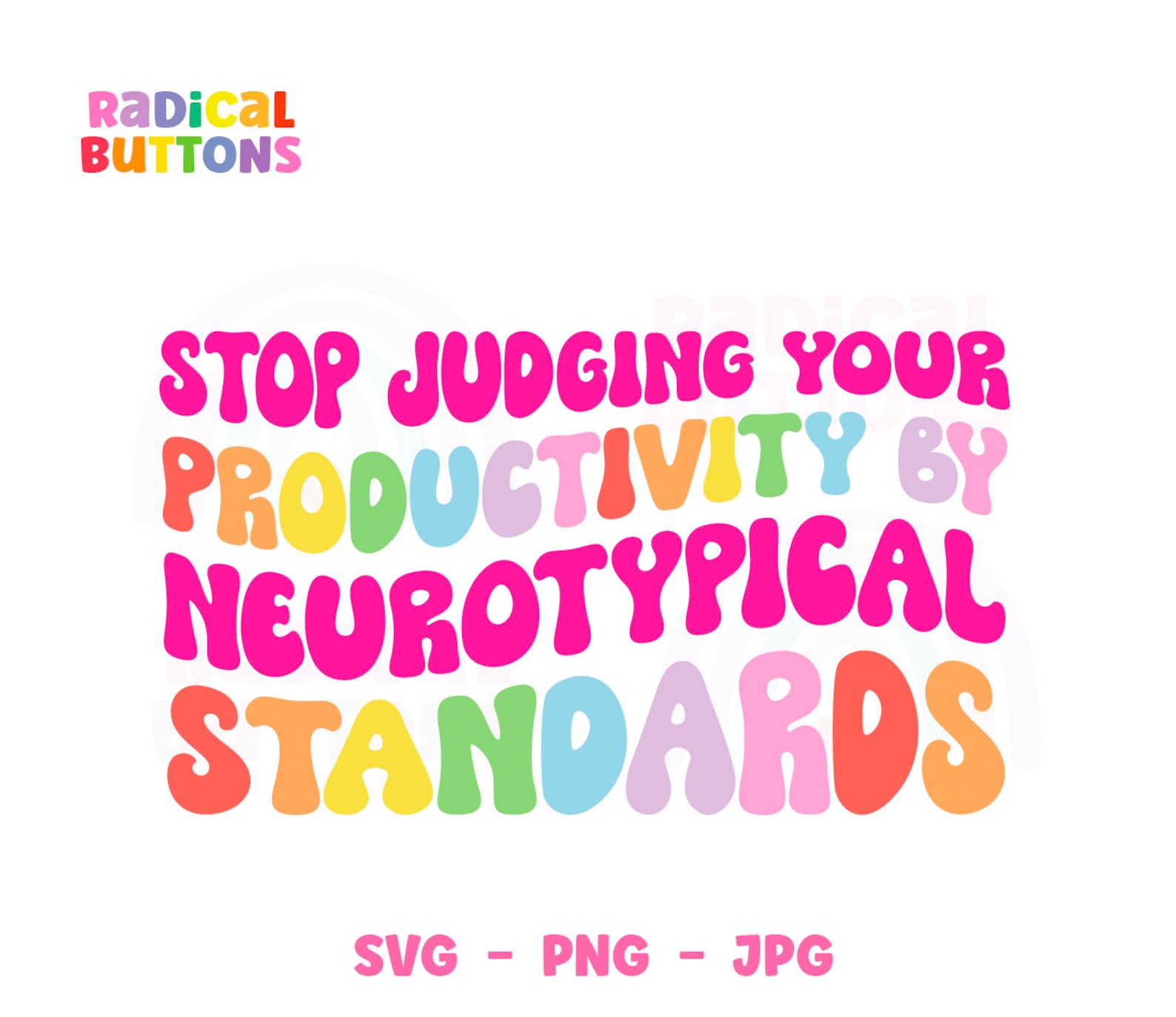 Neurodiversity SVG PNG JPG, Autism Svg, Autistic Svg, Neurodivergent ...
