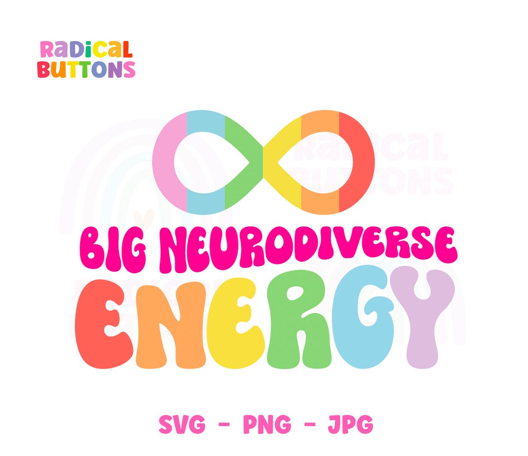 Neurodiversity SVG PNG JPG, Mental Health Svg, Autism Svg, Autistic Svg ...