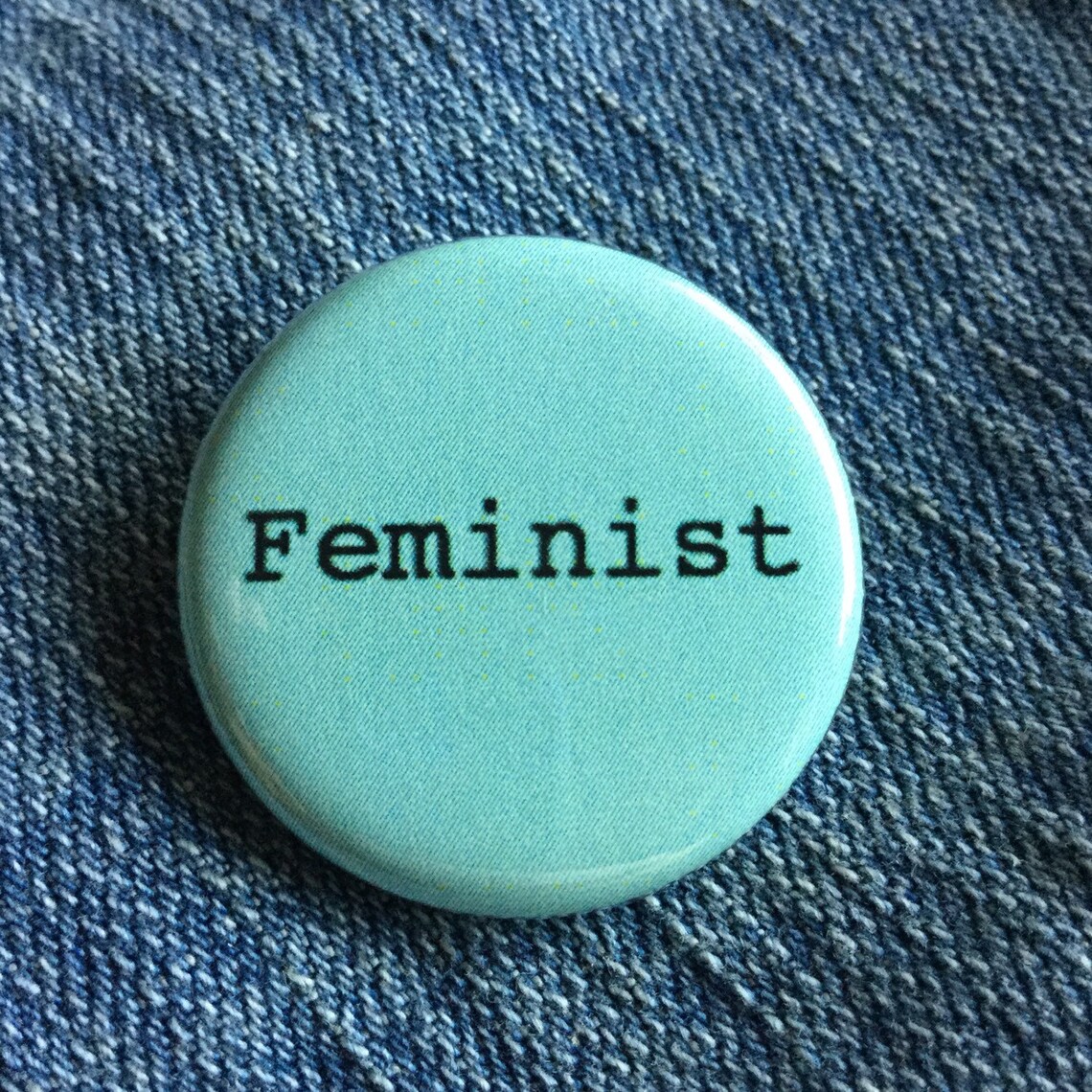 Feminist Button / Pastel Feminist Pin / Feminist Magnet / Girl - Etsy
