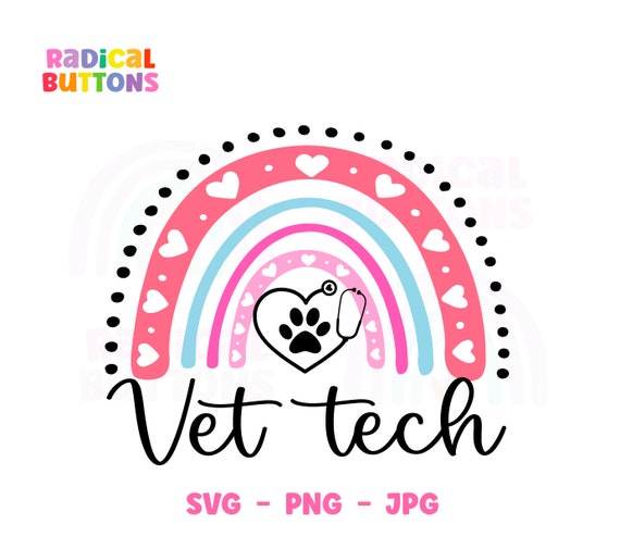 Vet Tech SVG PNG Jpg Vet Technician Svg Veterinarian Svg - Etsy