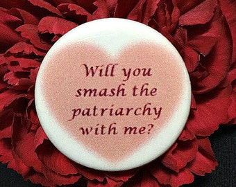 Smash the Patriarchy Pin - Etsy