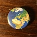Earth Button / Earth Fridge Magnet / Planet Earth Button/ Astronomy ...