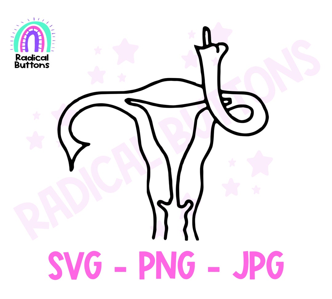 Pro-choice SVG PNG JPG, Angry Uterus Svg, Reproductive Rights Svg ...